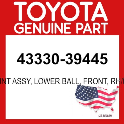 Toyota Genuine 43330-39445 Joint Assy Lower Ball Front RH/LH OEM | eBay