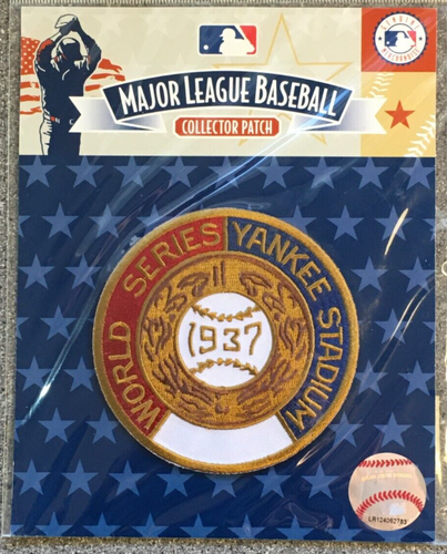 1937 WORLD SERIES NEW YORK YANKEES OFFICIAL MLB BASEBALL PATCH MINT IN ...