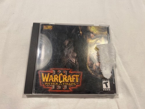 WarCraft III 3 Reign of Chaos 2002 Version 1 Blizzard Vintage RTS ...