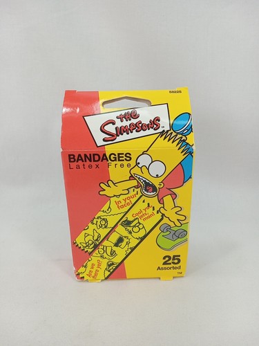 Vintage THE SIMPSONS Band Aid Bandages Crackle NEW NIB | eBay