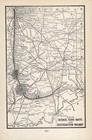 1914 Antique Chicago Terre Haute and Southeastern Railway Map Railroad ...