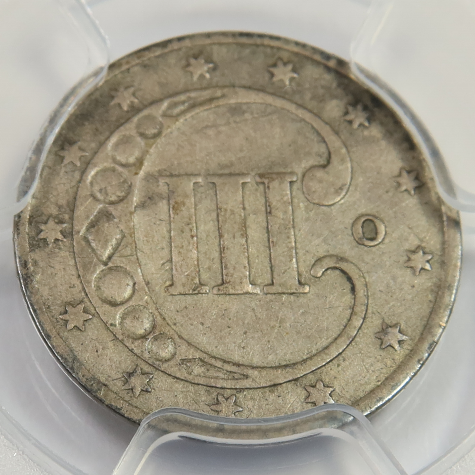 1851 O PCGS VF Detail - 3 Cent Three Cent Silver Trime - 3c US Coin ...