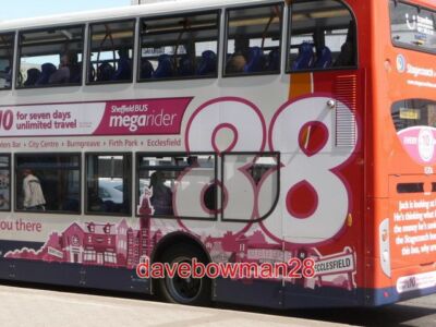 PHOTO SHEFFIELD: 88 BUS ON ARUNDEL GATE SOME OF THE BUSES RUN BY ...