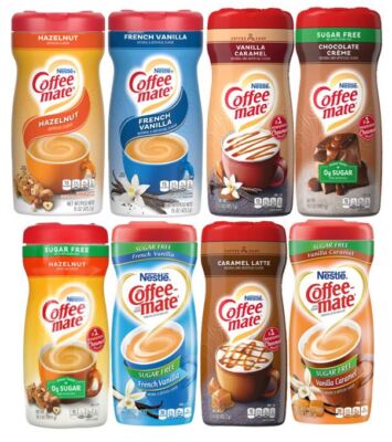 Coffee-mate 10.2 - 15oz - Pack of 2 (Choose your flavours) - USA Import ...