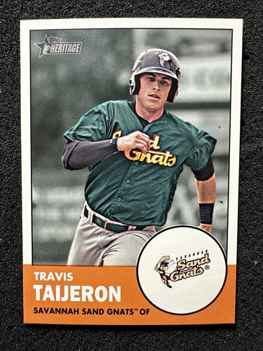 TRAVIS TAIJERON #58 2012 Topps Heritage Minor League Edition Rookie ...