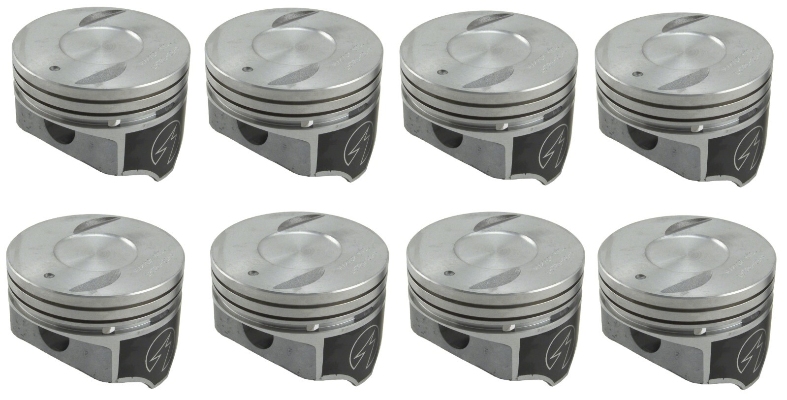 SEALED POWER Hypereutectic Dish Pistons Set/8 for 1991-1995 Chevy 454 7 ...