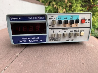 Multimeters - Simpson Digital Multimeter Model