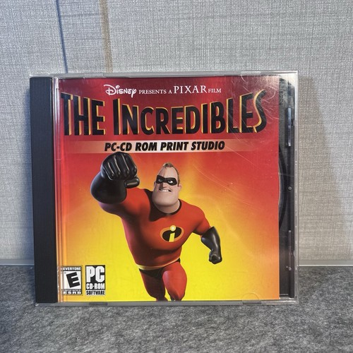 The Incredible PC-CD Rom Print Studio Walt Disney Pixar Computer ...