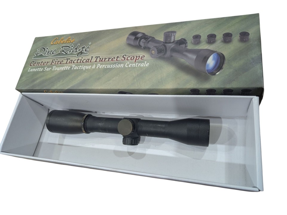 Cabela's Pine Ridge 3-12x40 Multi Turret Scope - SF Matte - Waterproof ...