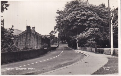 GLUSBURN NR KEIGHLEY 1960 RPPC BRIDGE ON EASTBURN BECK ON A6068 BUILT ...