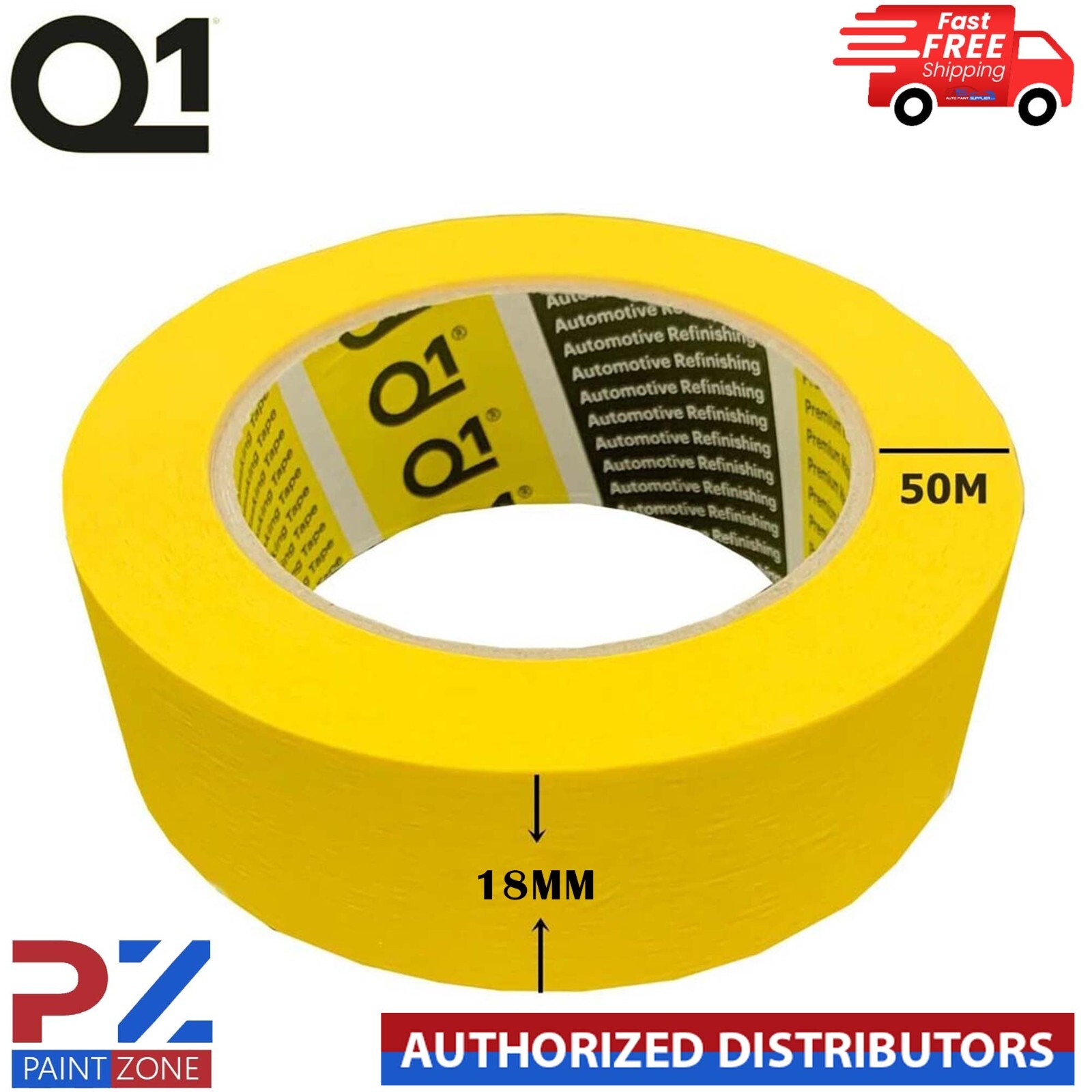 Q1 MASKING TAPE ROLL 18mm, 24mm, 36mm, 48mm BOX PREMIUM TAPE | eBay UK