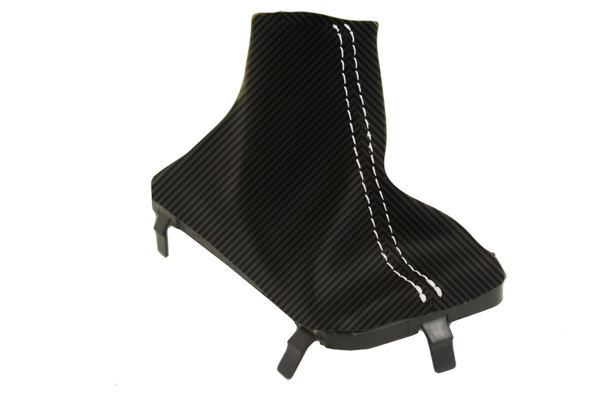 Fits 2015-2020 Ford F150 Carbon Fiber Automatic Shift Boot Cover White ...