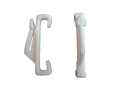 30 HARRISON DRAPE SUPER WHITE CURTAIN TRACK GLIDERS Glides runners ...