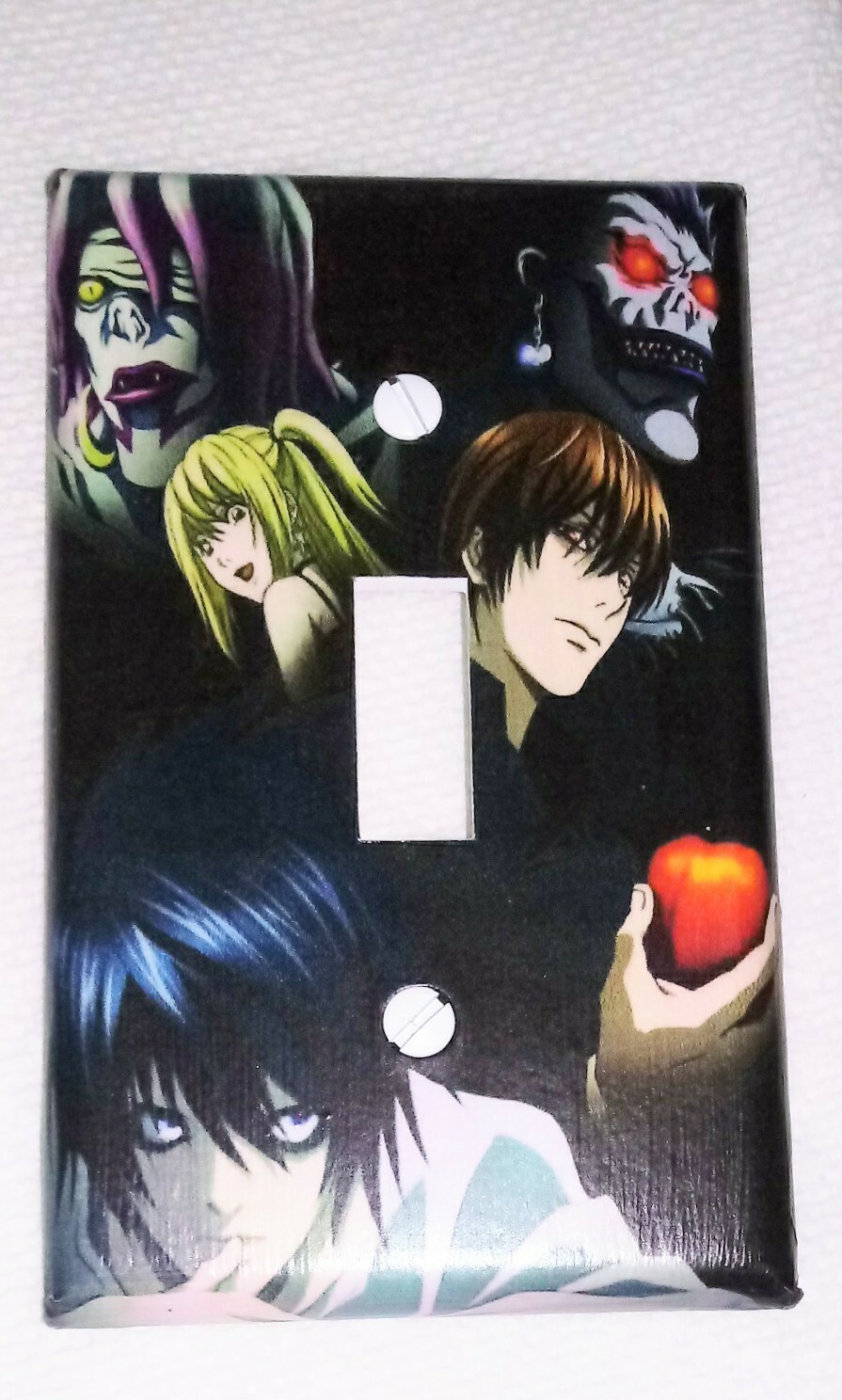 Custom Handmade Death Note Single Toggle Light Switch Cover | eBay