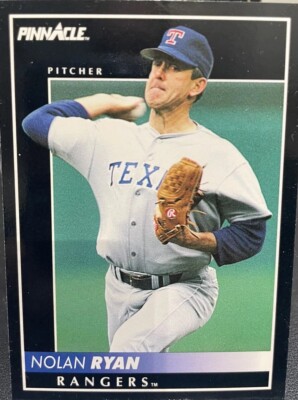 Nolan Ryan #50 HOF 1992 Pinnacle Baseball Set Texas Rangers MLB ...