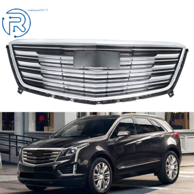 Front Bumper Upper Grill Grille Chrome For Cadillac XT5 2016 2017 2018 ...