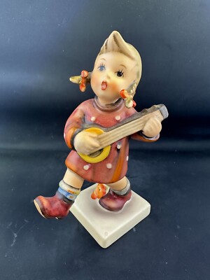 Vintage Hummel Figurine HUM#86 "Happiness" Girl with Banjo-TMK 3 ...