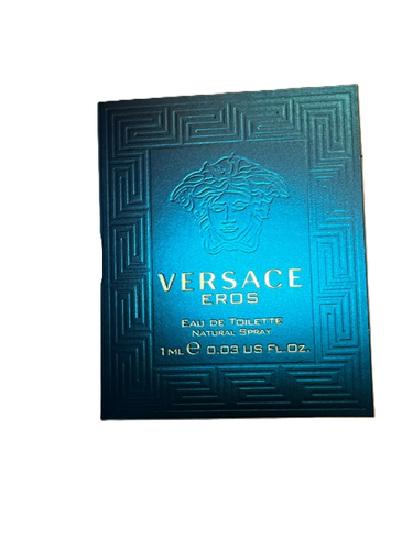 1 Sample Vial VERSACE EROS Cologne for Men 0.03 oz 1 ml Eau de Toilette ...