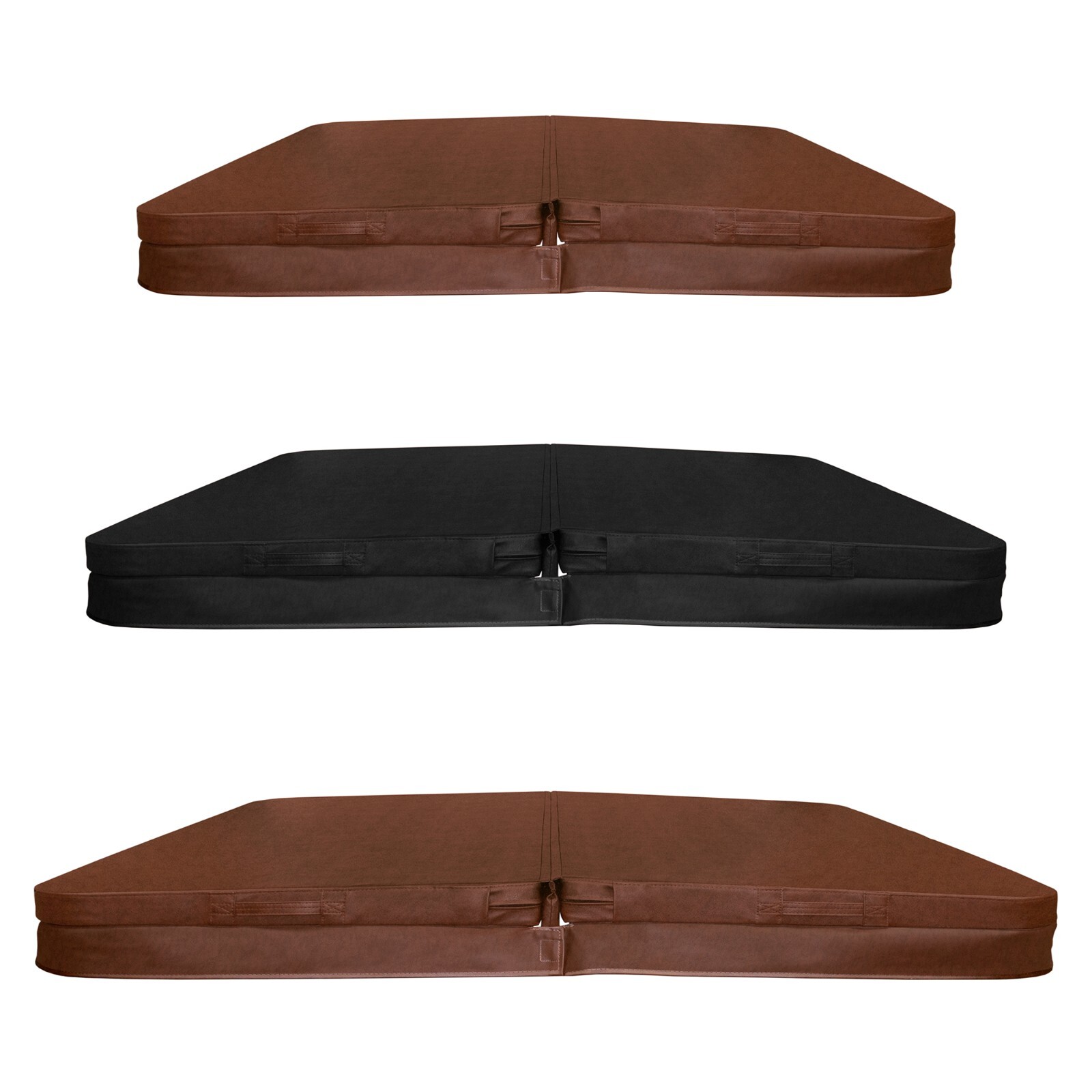 Hot Tub Cover Spa Lid Square Hard Top Weatherproof PVC Leather EPS ...