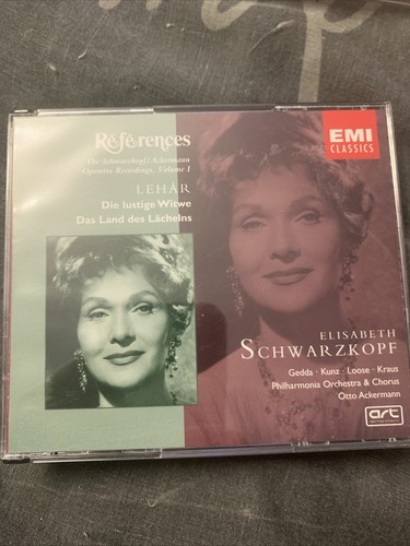 Lehar: Operettas by Elisabeth Schwarzkopf (CD, 2001)(b64/4 ...