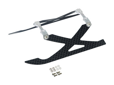 Microheli Blade 120 S Silver Aluminum / Carbon Fiber Landing Gear MH ...