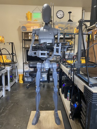 Star Wars Life size 1:1 Battle Droid w/ Blaster & Backpack and More | eBay