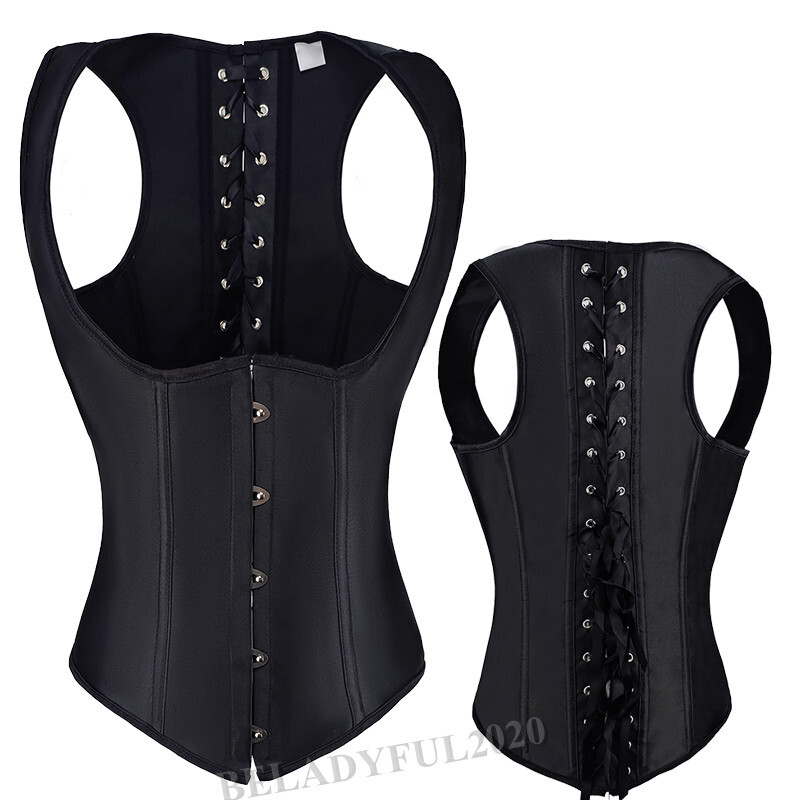 Underbust Vest Modern Curve Plus Size Leather Waist Trainer Corset