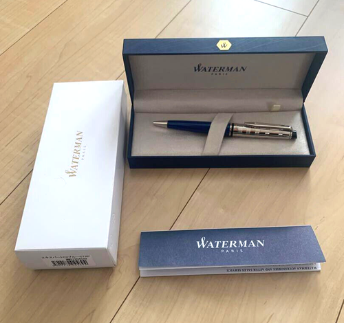 Waterman Expert DX Blue Twisted Ballpoint Pen (WMS 1904589) wz/Box ...