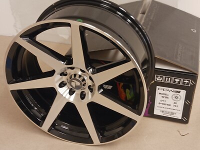 (4) Rim PDW Model W196 17" 7 8 100/108 Bolt Pattern Gloss Black ...