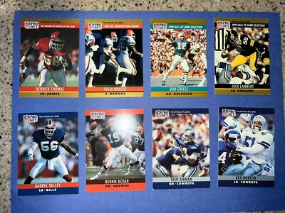 1990 PRO SET BASE FOOTBALL CARDS YOU CHOOSE 6-798 NFL CARD FREE ...