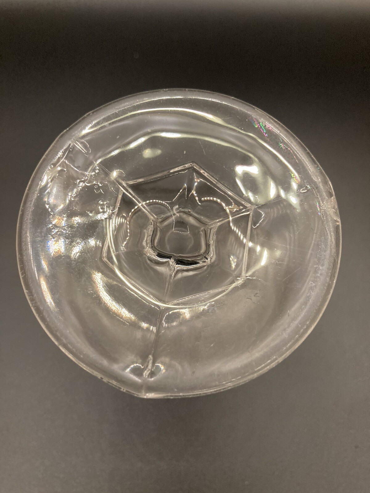 EAPG Pattern Glass Drapery Lace Spooner | eBay