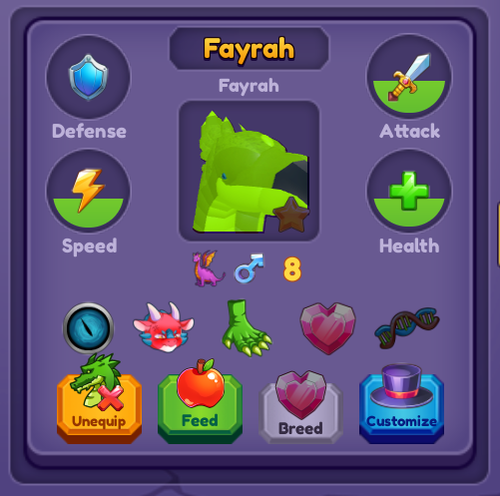 Roblox Dragon Adventures 0 MUTATION PURE COLOR FAYRAH | eBay