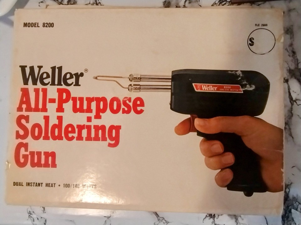 VTG Weller 8200 Universal Multi-Purpose Soldering Gun Dual Heat 140 ...