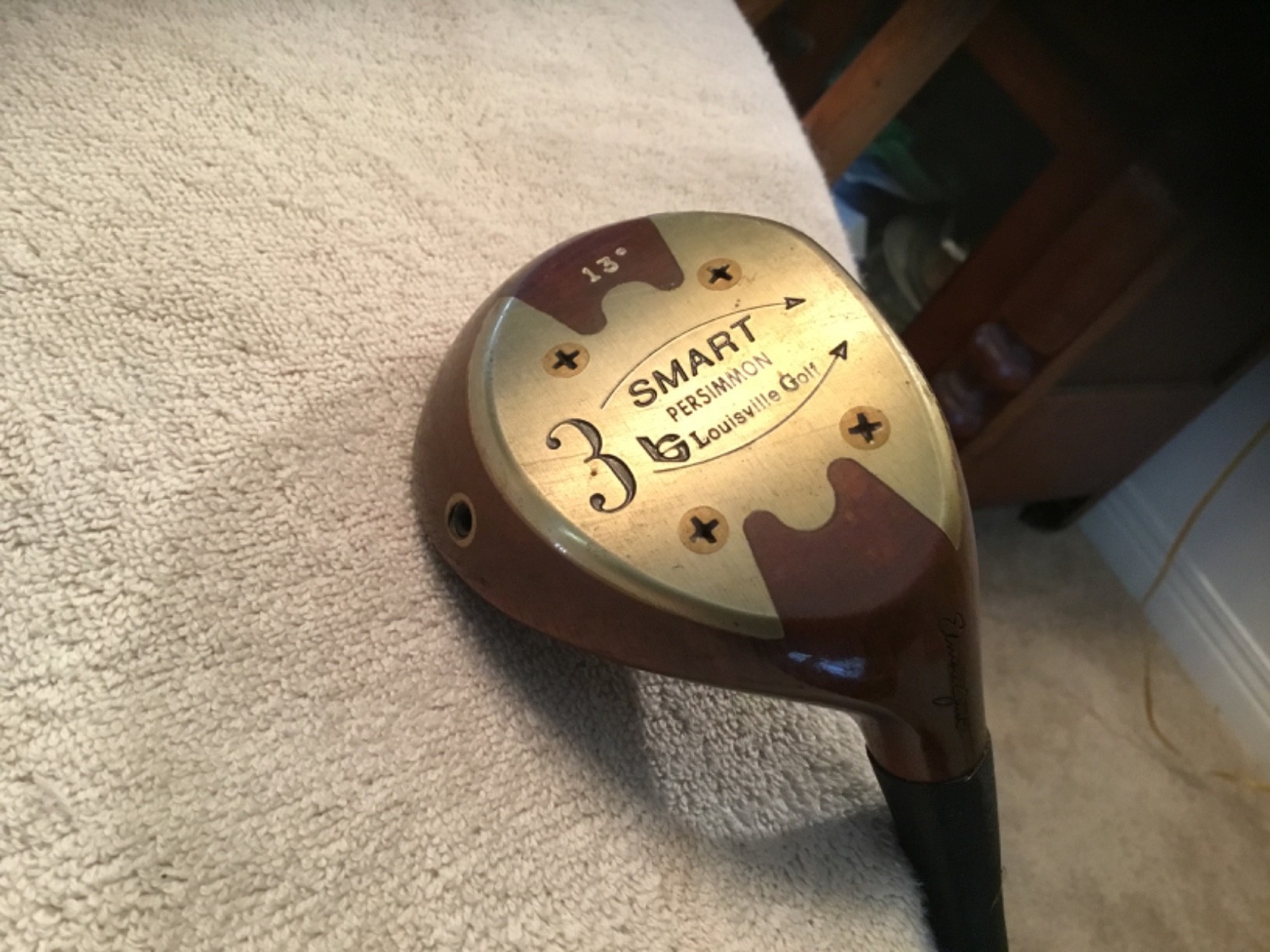 Louisville Golf SMART Persimmon 13* 3-Wood Elmore Just | eBay