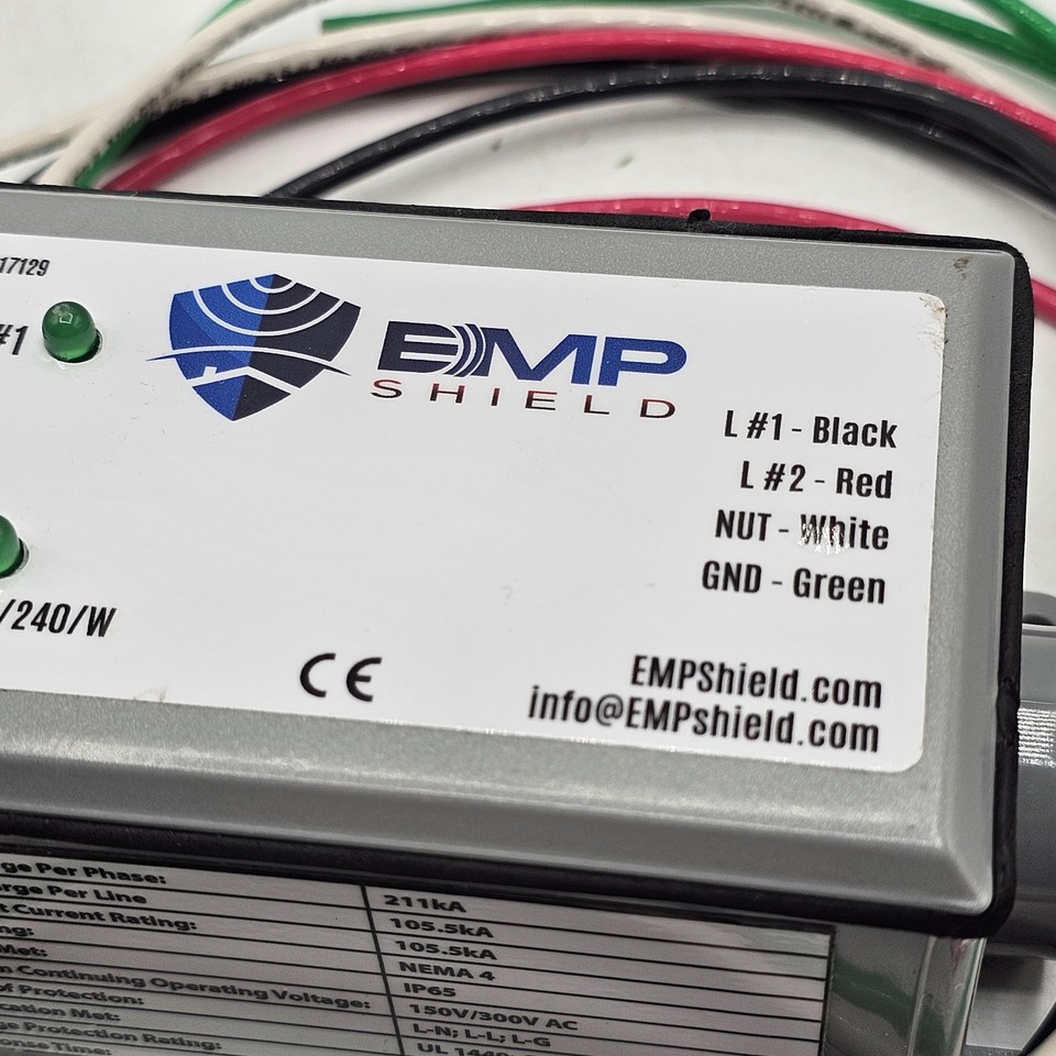 EMP Shield Home EMP & Lightning Protection + CME Defense SP-120-240-W ...