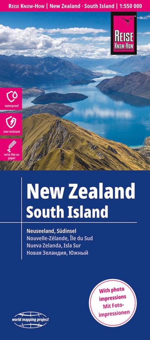 Travel Know-How Map New Zealand, South Island (1:550,000), Travel Know ...