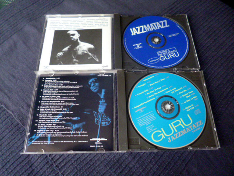 CD Jazzmatazz 1&2 by Guru MC Solaar Jamiroquai Byrd Jordan Ayers Pine ...