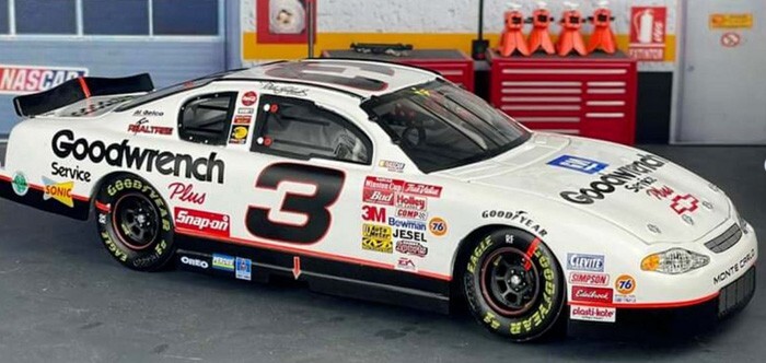 #3 Dale Earnhardt 2001 Fantasy Tribute car 1/24th Scale Nascar ...
