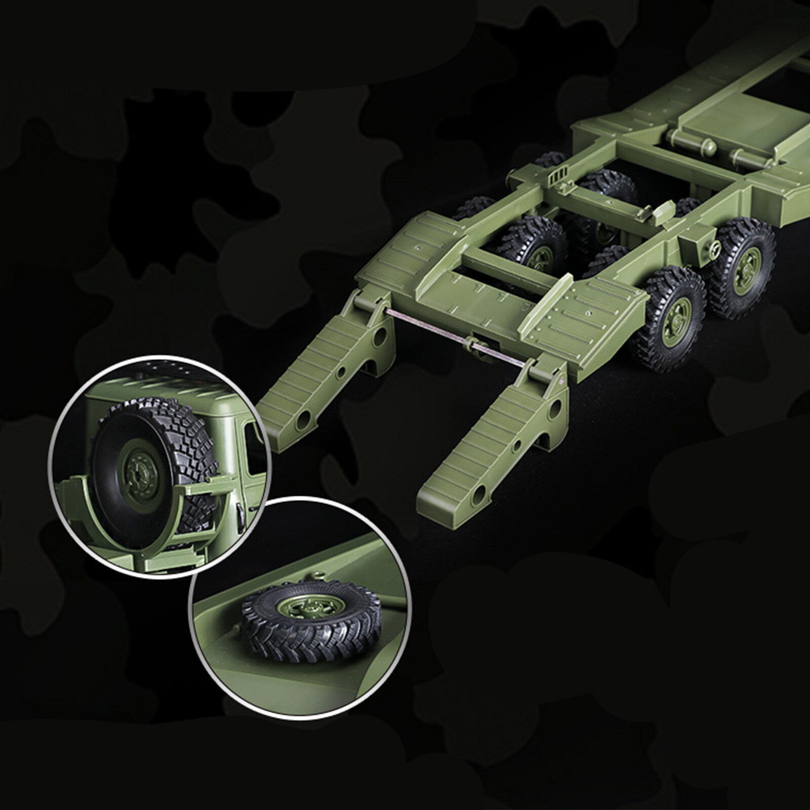 WPL B36-3 Full Scale Remote Control Vehicle Model 1/16 RC Long Crawler ...