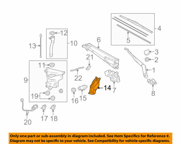 85336-60390 Toyota Protector, washer jar 8533660390, New Genuine OEM ...