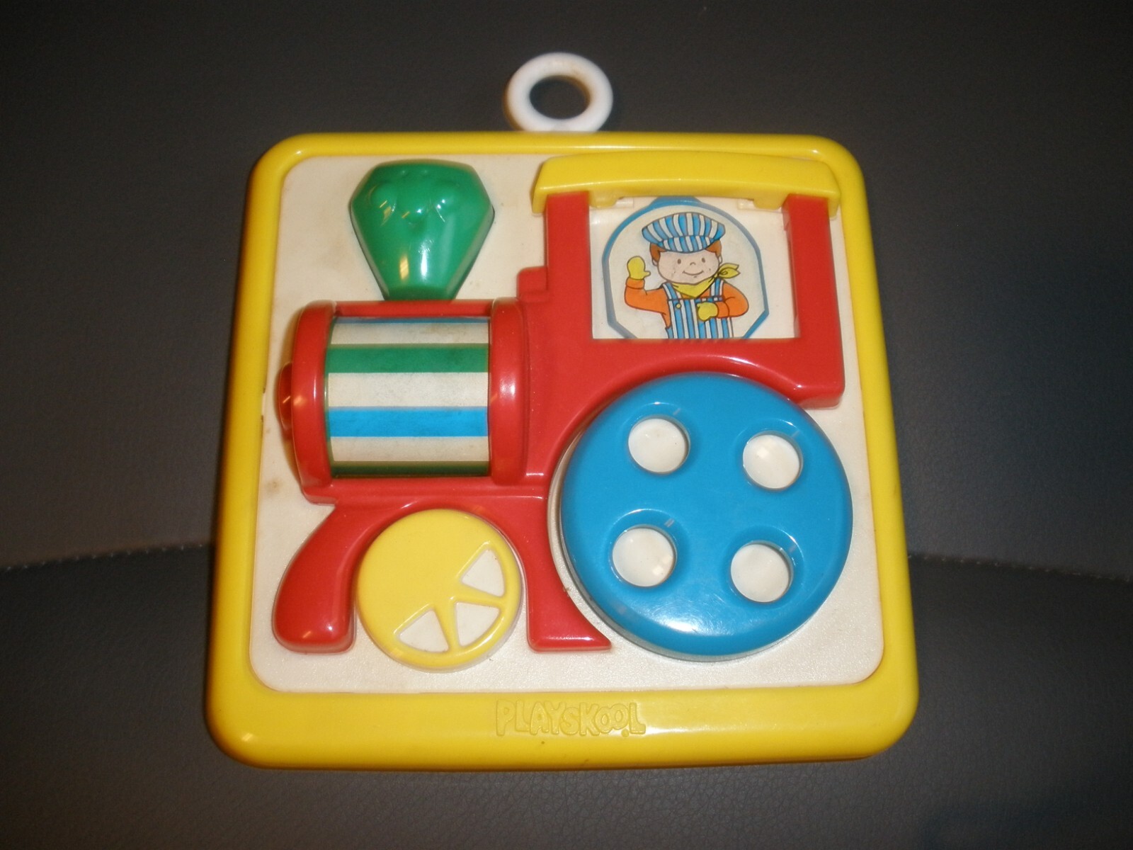 Vintage Playskool Train Busy Box 1985 EUC 5.5" square (SU60) | eBay