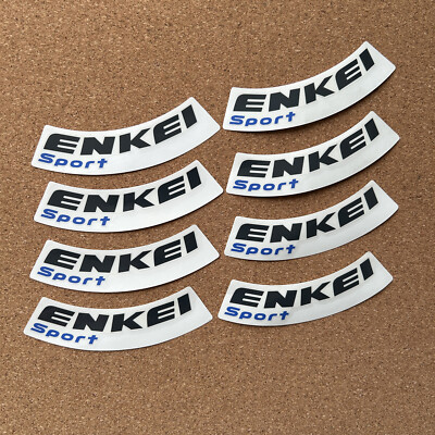 ENKEI SPORT GENUINE DECALS STICKERS FOR RC-T4/RC-G4 WHEELS RIMS NEW x8 ...