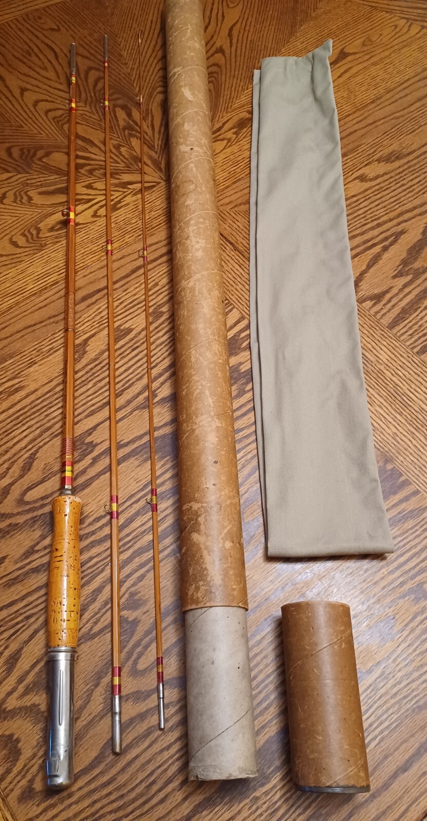 1949 Vintage Tonkin Split Bamboo Cane Fly Rod | eBay