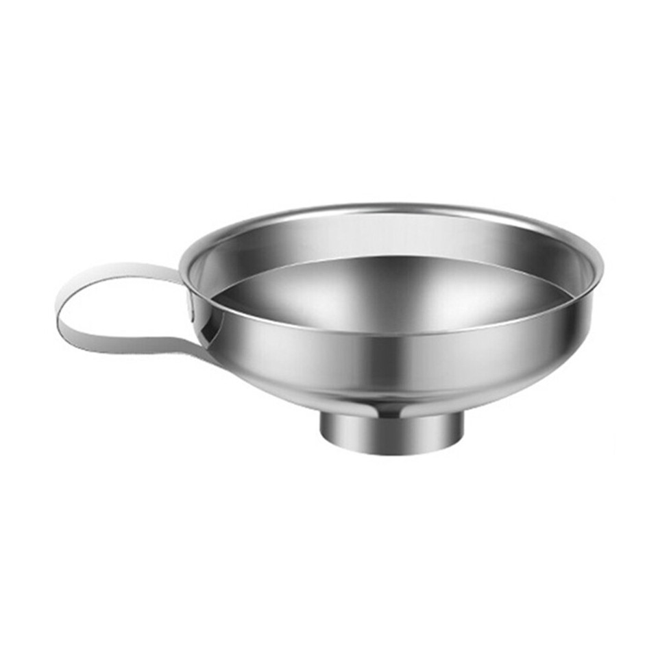 Stainless Steel Funnel Canning Funnel with Handle Kitchen Funnel ...