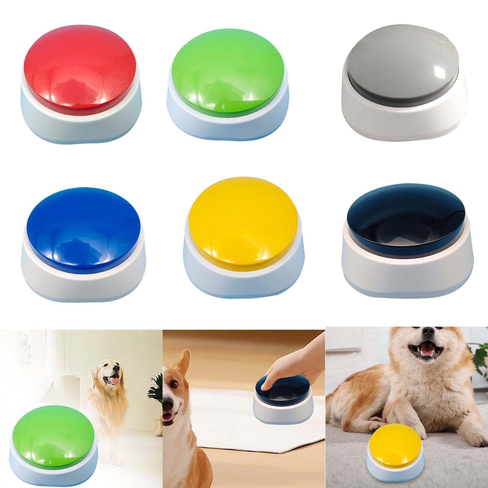 Voice Recording Button, Dog Buttons Talking Recordable Toy, Puppy Dog ...