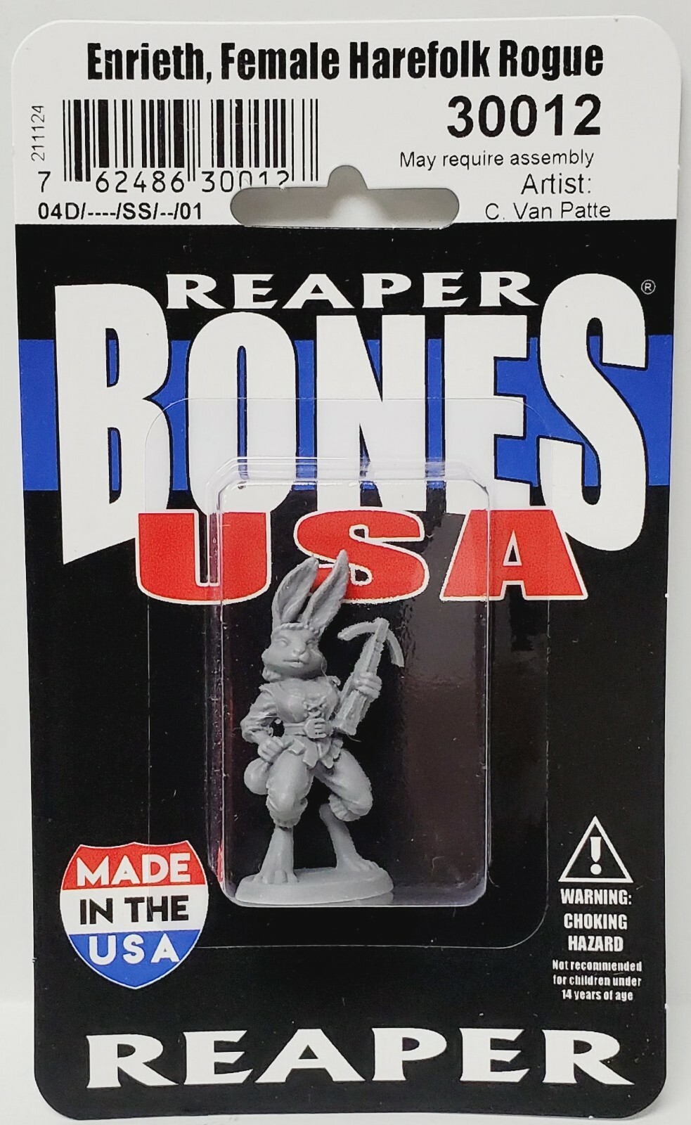ENRIETH, FEMALE HAREFOLK ROGUE Reaper Bones USA: Reaper Legends ...