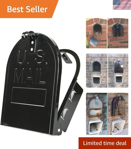 11" Width x 14" Height RetroFit Snap-in Mailbox Door Replacement - Black | eBay