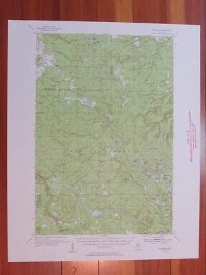 Rousseau Michigan 1956 Original Vintage USGS Topo Map | eBay