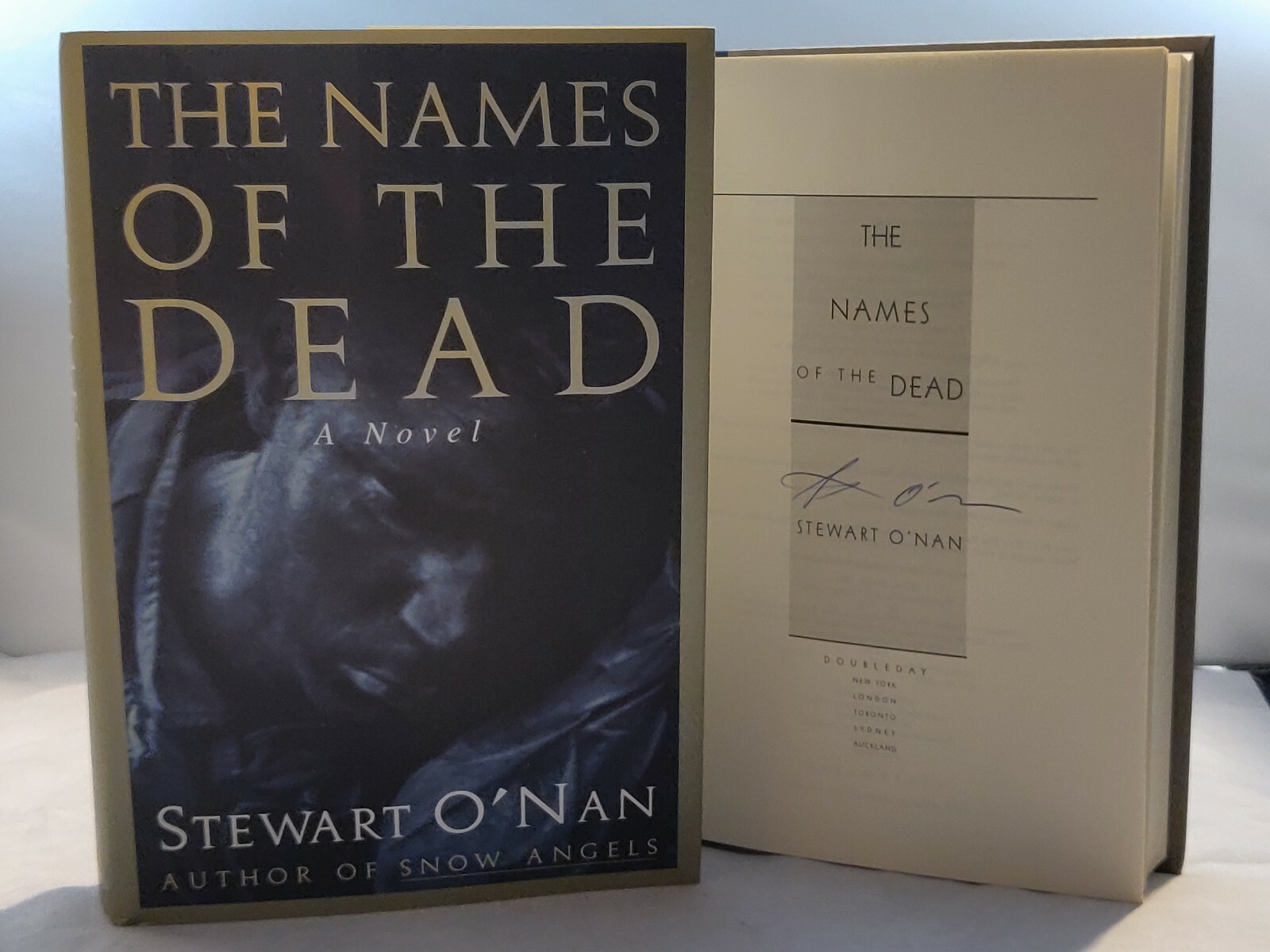 The Names of the Dead by Stewart O'Nan SIGNED Autograph Book | eBay