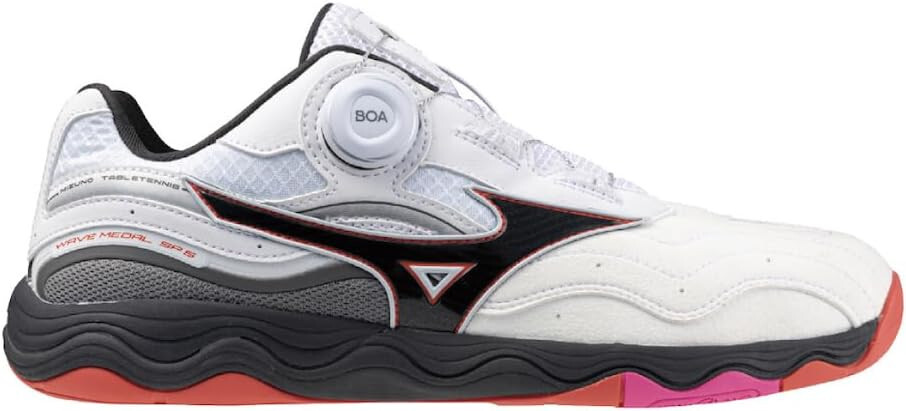 MIZUNO Table Tennis Shoes WAVE MEDAL SP5 81GA2412 White Black Red US10 ...